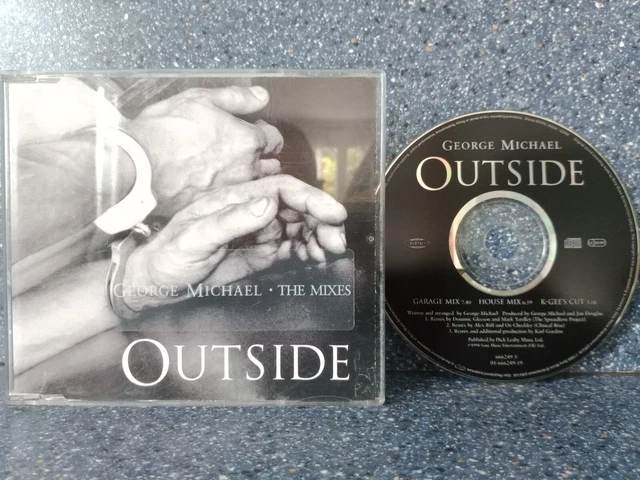 GEORGE MICHAEL CD Maxi Single Outside Slim Case The Mixes + Hype Promo ...