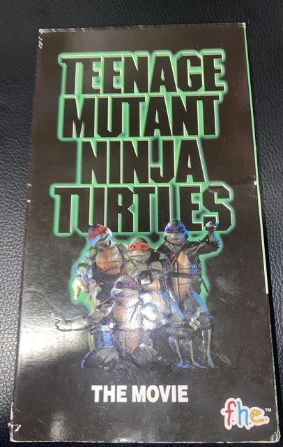 TEENAGE MUTANT NINJA Turtles - The Movie VHS Tape 1990 Original TMNT ...
