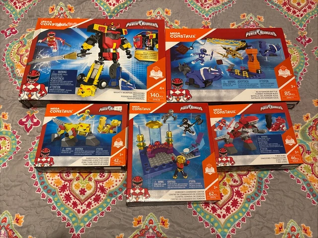 MEGA CONSTRUX POWER Rangers Megazord, T-Rex, Zordon’s Command Center ...