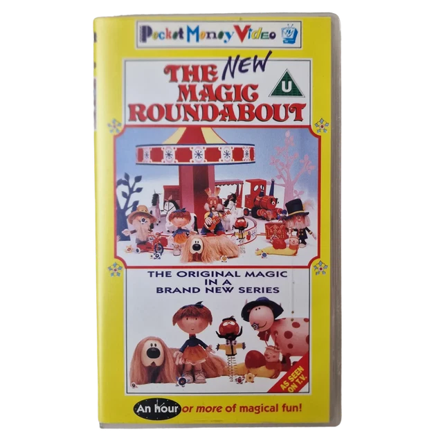 VHS MOVIE THE New Magic Roundabout Animation Video Cassette Nigel ...