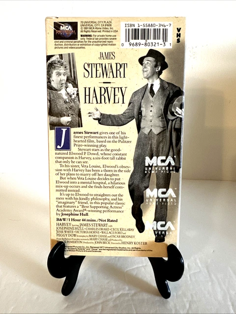 HARVEY VHS MOVIE 1991 James Stewart Factory Sealed Rare Universal ...