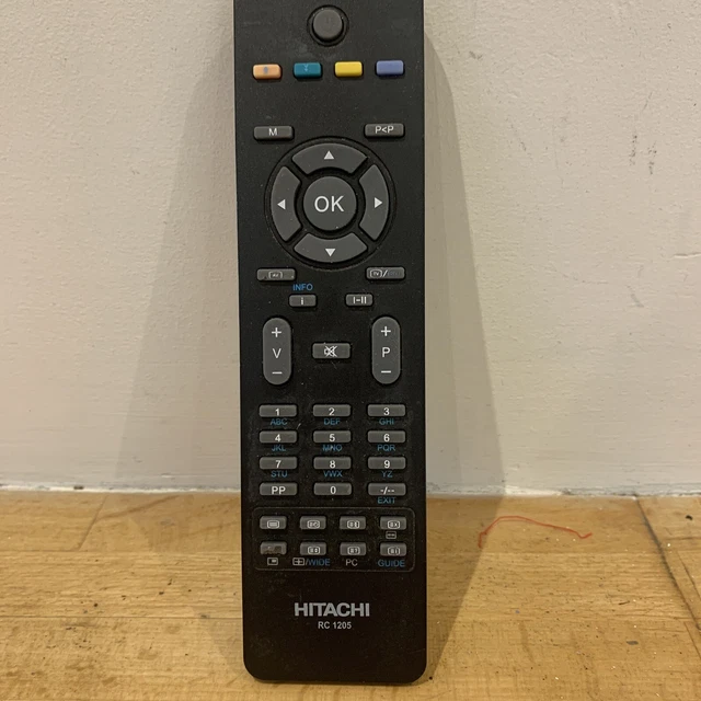 TÉLÉCOMMANDE TV AUTHENTIQUE Originale Hitachi Rc 1205 EUR 10,49 ...