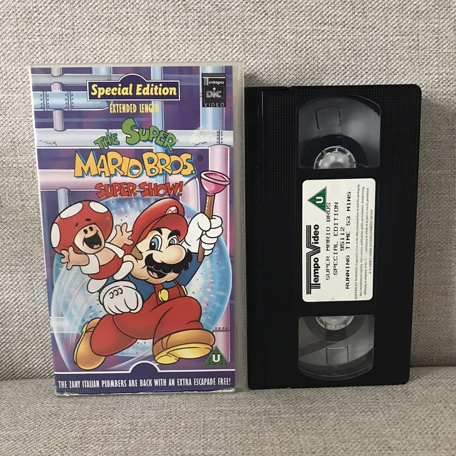 THE SUPER MARIO Bros Super Show - Vhs Video - Special Edition ...