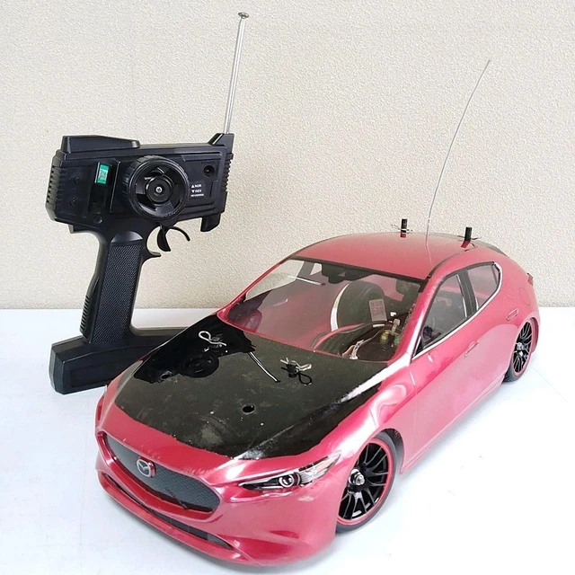 TAMIYA TT-01 MAZDA Axela Rc Car With Transmitter Set 1/10 Scale ...