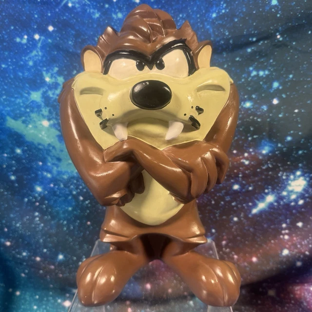 WARNER BROS TAZ Tasmanian Devil 10” Statue 1997 Looney Tunes Rare £69. ...