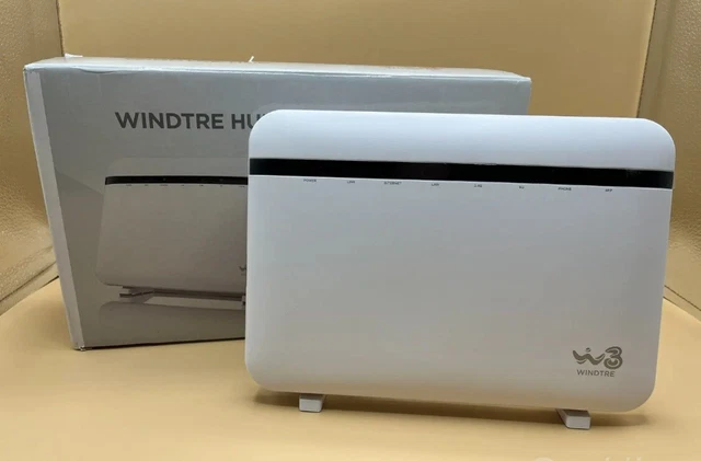 MODEM WINDTRE 3 Hub ZTE ZXHN H389Q FIBRA FTTH 1 Gbps EUR 19,99 ...