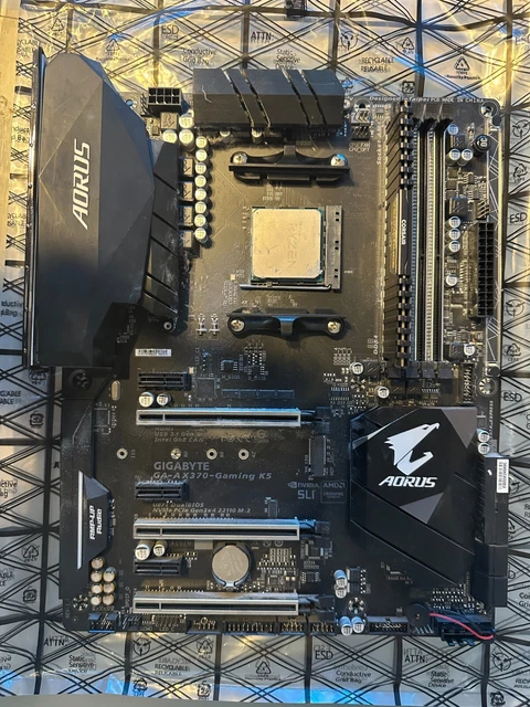 GIGABYTE AORUS GA-AX370-GAMING Motherboard with Ryzen 1600 Processor & 16GB Ram £100.00 ...