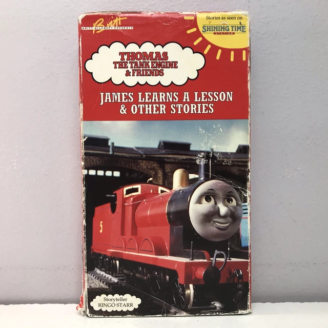 THOMAS TANK ENGINE James Learns A Lesson VHS Video Tape BUY 2 GET 1 ...