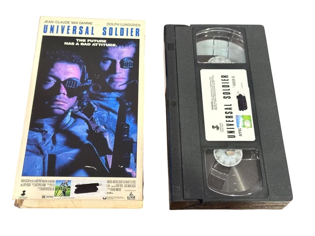 UNIVERSAL SOLDIER VHS 1992 Action Sci-Fi Original Release Van Damme Carolco £3.18 - PicClick UK