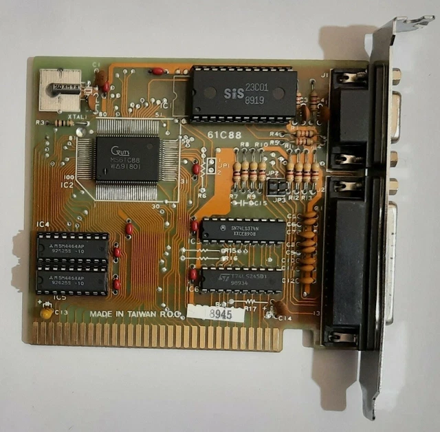 MGP 901 8-BIT ISA Grafikkarte (HGC, monochrom, CGA?, GUTS MS61C88 ...