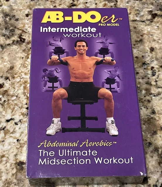 AB-DOER PRO MODEL Intermediate Workout Abdominal Aerobics VHS Tape ...