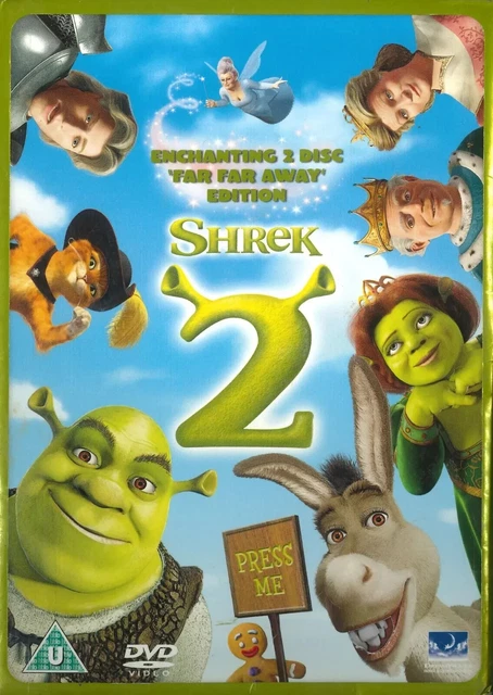 SHREK 2 (2004) 2-Disc Special Edition DVD, Mike Myers, RARE POP UP ...