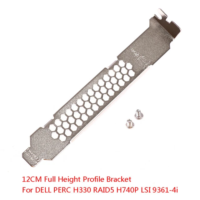 FULL HEIGHT BAFFLE Profile Bracket For DELL PERC H330 RAID5 H740P LSI ...