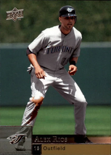 CARTE DE BASEBALL 2009 Upper Deck Toronto Blue Jays #387 Alex Rios EUR ...