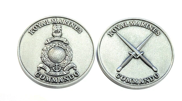 ROYAL MARINES COMMANDO Commemorative Very Rare Double Sided Collector ...