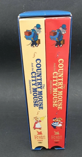 THE COUNTRY MOUSE and The City Mouse (VHS, 1997) Box Set of 2 - Reader ...