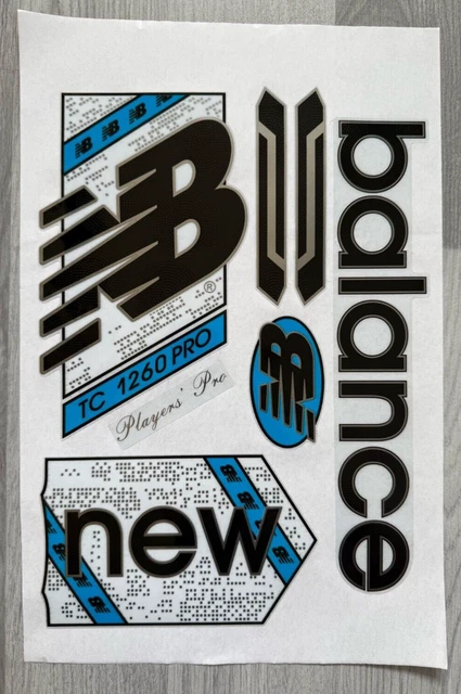 NEW BALANCE BLUE/WHITE New For 2025 - Cricket Bat Embossed Sticker £10. ...