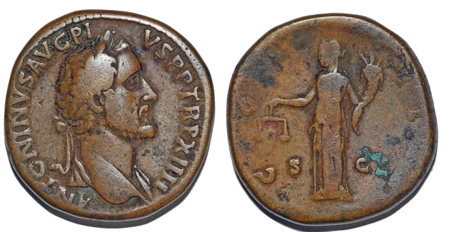 ANTONIN LE PIEUX Sesterce COS IIII +149 ROME RIC.855 EUR 120,00 - PicClick FR