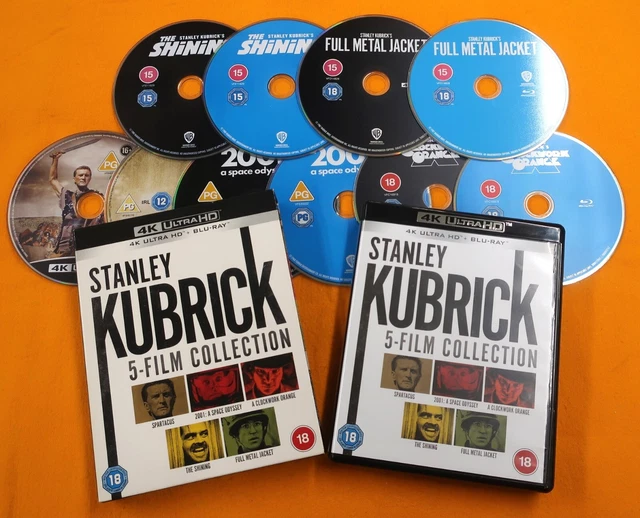 STANLEY KUBRICK - 5-Film Collection - 4K UHD + Blu Ray - Ten Disc Box Set! £65.99 - PicClick UK