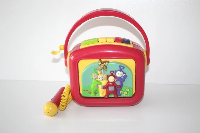 TELETUBBIES TAPE PLAYER Voice Recorder Radio Rare Retro Toy with ...