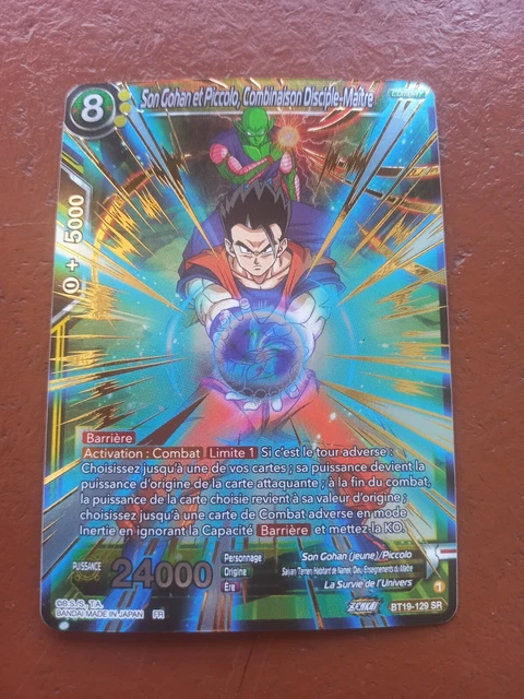 CARTE DRAGON BALL Super Card Game Son Gohan Et Piccolo, Combinaison... EUR 8,90 - PicClick FR