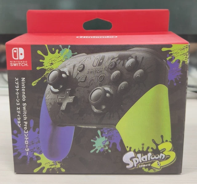 NEW NINTENDO SWITCH Pro Splatoon 3 Edition Wireless Controller $40.69 ...