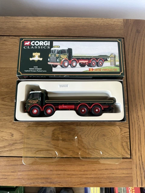 CORGI 24402 1:50 Scale Leyland Octopus Flatbed Lorry - Eddie Stobart Ex ...
