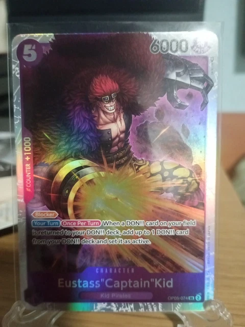 EUSTASS CAPTAIN KID OP05-074 SR Awakening of the New Era One Piece TCG ...