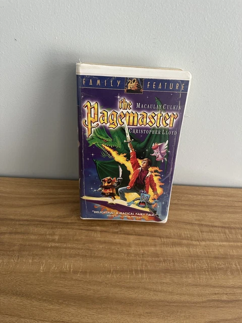1995 THE PAGEMASTER Movie Vhs Tape £6.23 - PicClick UK