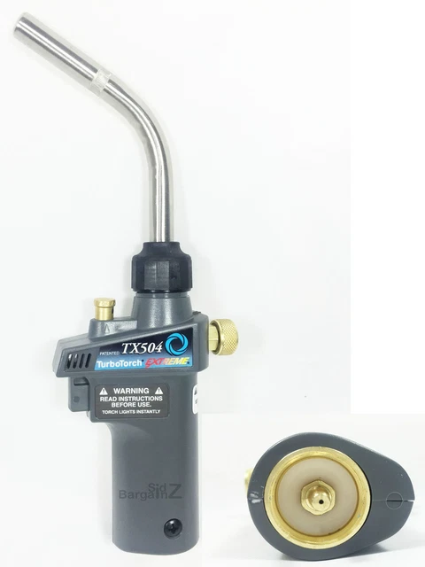 TURBOTORCH PROFESSIONAL EXTREME TX-504 Self-Lighting Torch For Gas ...