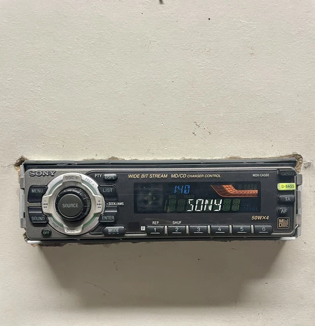 SONY MDX-CA580 AUTORADIO Minidisc Radio Mini Disc EUR 69,99 - PicClick DE