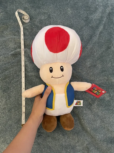 LARGE TOAD 16” Plush Nintendo Super Mario Brothers Good Stuff 2021 ...