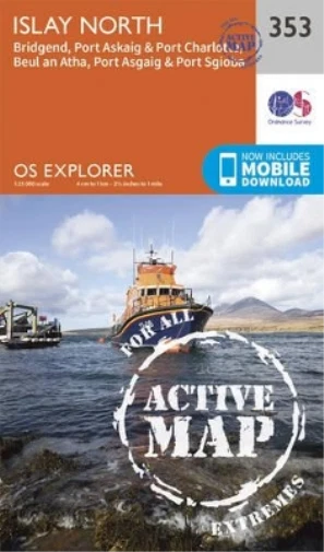 ISLAY NORTH (MAP) OS Explorer Active Map EUR 17,61 - PicClick IT