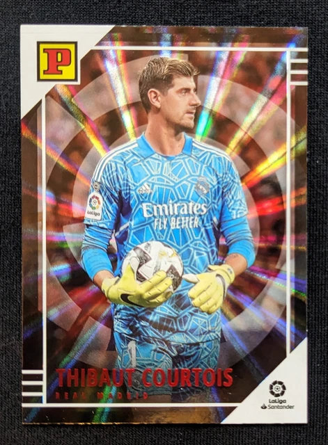 THIBAUT COURTOIS RED Lazers Panini Chronicles 2022-23 Tmall Real Madrid ...