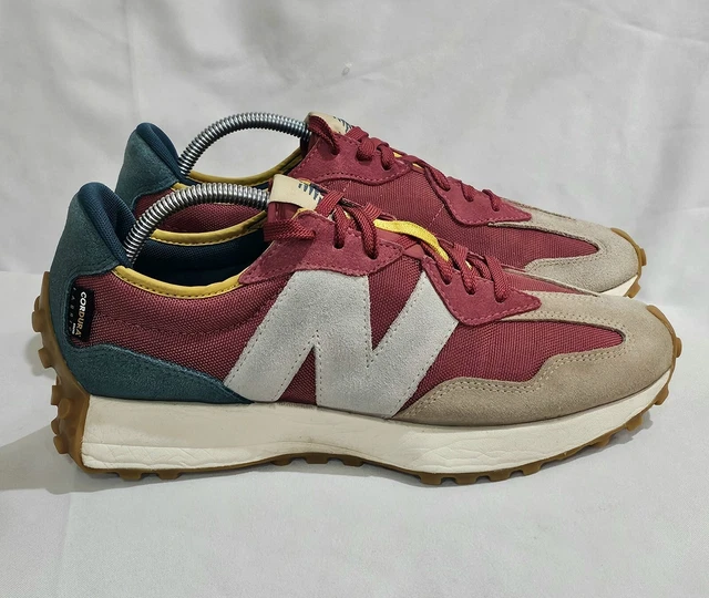 *EUC* NEW BALANCE 327 rouge terre/brun/montagne « sarcelle de Bordeaux ...