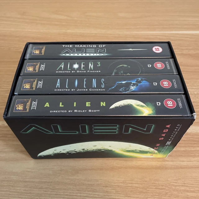 THE ALIEN SAGA VHS Video Box Set Including Rare Making Of Alien ...