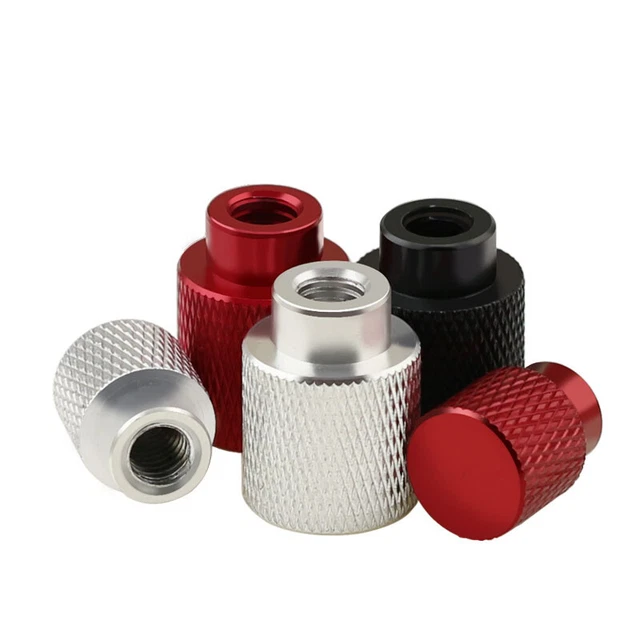 M6 M8 M10 Knurled Thumb Nuts Aluminum Alloy Hand Grip Knobs Nut For DIY ...