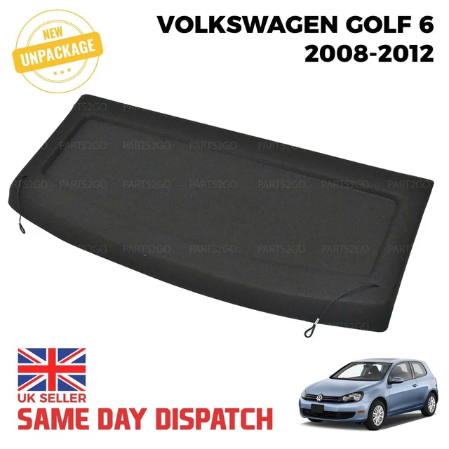 VOLKSWAGEN VW GOLF 2008-2012 Mk6 Rear Parcel Shelf Boot Load Cover In ...