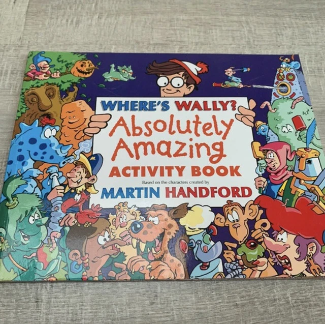 WHERE’S WALLY? CHILDREN’S Book Absolutely Amazing Activity Book £1.75 ...