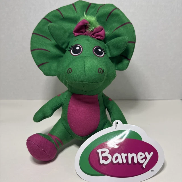 BARNEY & FRIENDS [BABY BOP GREEN DINOSAUR] 9" Plush Toy Stuffed Animal ...