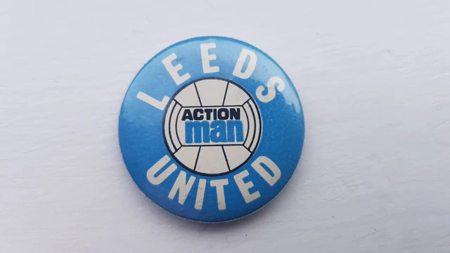 ACTION MAN LEEDS united football pin Badge, vintage 1970’s £40.00 ...