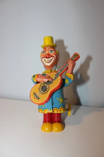 BLECHSPIELZEUG, CLOWN MIT Gitarre von Köhler 1953 .... 62 EUR 45,00 - PicClick DE
