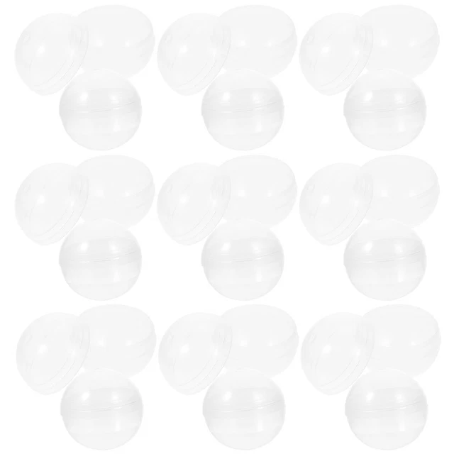 50 PCS GUM Ball Vending Machine Transparent Shell Toy Capsules Child ...