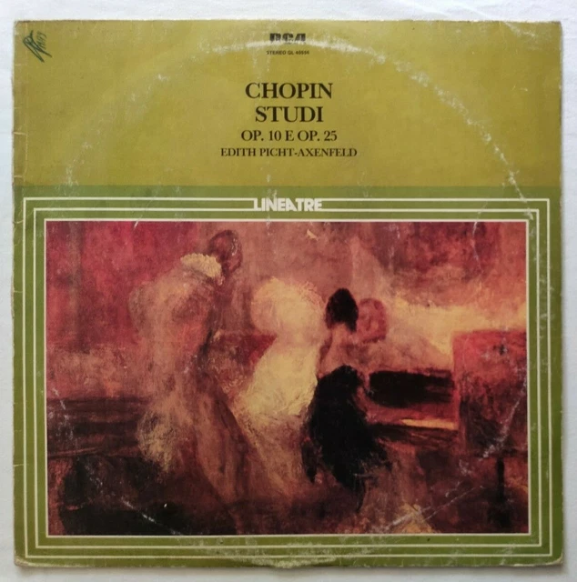 CHOPIN LP EDITH Picht Axenfeld 33 Giri Vinyl Italy 1977 Rca Gl 40556 ...