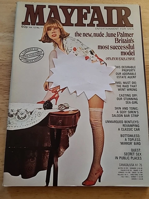 MAYFAIR MAGAZINE VOL.12 No.11 (1977) June Palmer,Hilary Stephens,Samantha Barrie £31.92 ...
