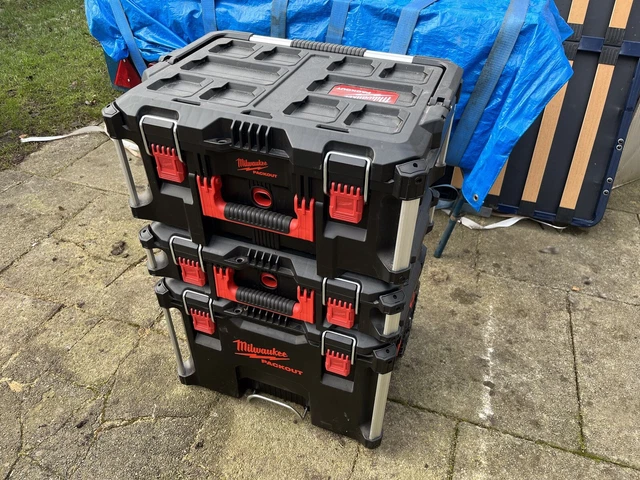 MILWAUKEE 4932479957 PACKOUT Tool Storage Box - Black £170.00 - PicClick UK