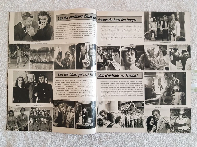 CINE REVUE N°1 1978 Eva Cemerys Ornella Muti Moreau Stephen Boyd ...