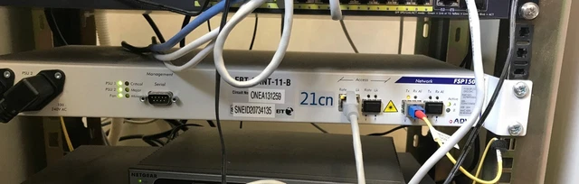 ADVA FSP150CP F150/BT-/CP Gigabit Network Rackmount Optical Fibre ...