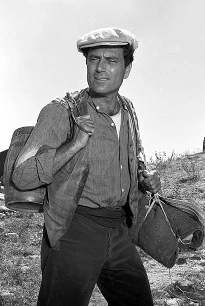 ITALIAN ACTOR RAF Vallone Acting In Uragano Sul Po Italy Film Star Old ...