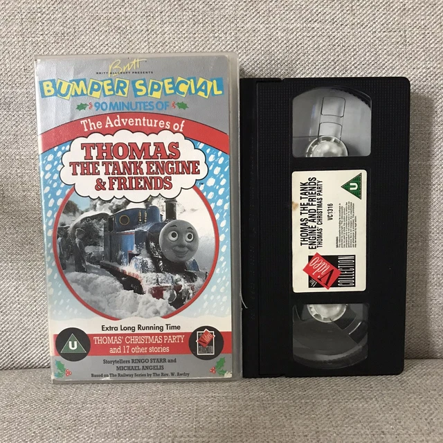 THOMAS THE TANK Engine - Vhs Video - Thomas’ Christmas Party Bumper ...
